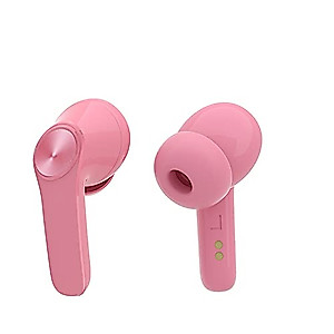 Karymi Bluetooth Earphone - Wireless Headphone - XT18 5.0 TWS Mini HD Stereo Sound in Ear Earbuds Headset - LED Display Touch Control Sports Earphone for iPhone and Android (Pink)