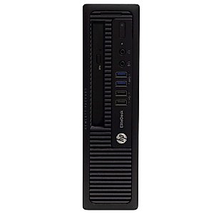 HP ELITEDESK 800 G1 Ultra-Slim High Performance Business Desktop Computer, Intel i5-4570s up to 3.6 GHz, 8GB DDR3 RAM, 256GB SSD, New Keyboard, Mouse, Wireless WiFi, Windows 10 Home 64 Bit (Renewed)
