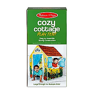 Melissa & Doug Cozy Cottage Fabric Play Tent and Storage Tote