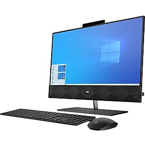 HP Pavilion 24 Desktop 1TB SSD (Intel 10th gen Processor with Six cores and Turbo Boost to 4.30GHz, 16 GB RAM, 1 TB SSD, 24" Touchscreen FullHD, Win 10) PC Computer All-in-One
