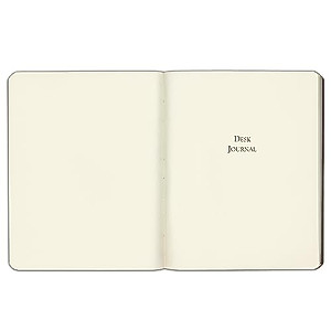 Gallery Leather Large Leather Journal Acadia Black - 9.75"x7.5"