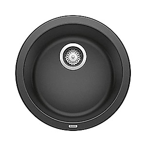 BLANCO, Anthracite 511632 RONDO SILGRANIT Drop-In or Undermount Round Bar Sink