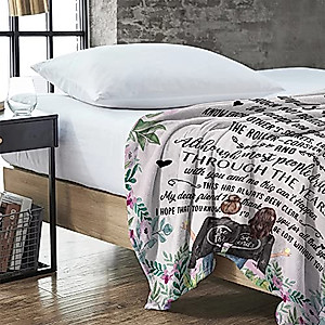 Hcoviv Blanket 50" X 60" - Best Friend Birthday Gifts for Women - Unique Friendship Gifts for Dear Friends, BFF, Besite, Thoughtful Besties Gift Ideas for Women Throw Blankets