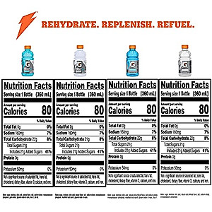 Gatorade Thirst Quencher, Frost Variety Pack, 12 Fl OZ (Pack of 24)