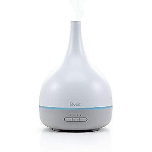 LEVOIT Essential Oil Diffuser, Aromatherapy Diffuse, Cool Mist Humidifier,300ml Aroma Diffuser with 7 Color Lights & Timer, Auto Shut-off, for Home Bedroom