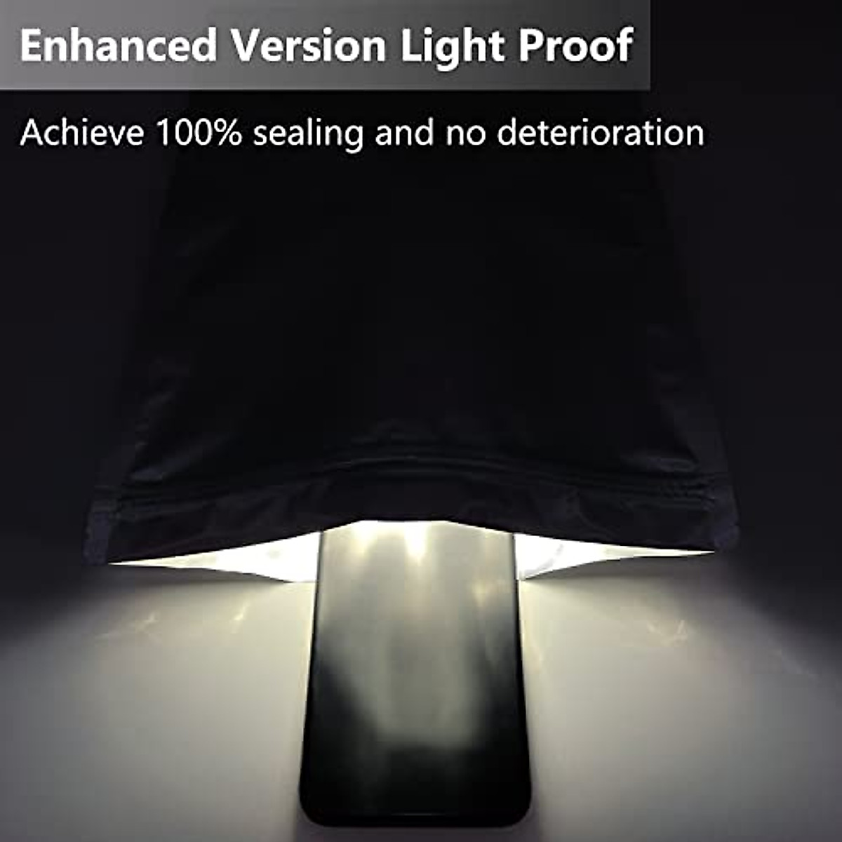 25PCS Mylar Bags For Food Storage, 1 Gallon Mylar Bags With Oxygen Absorbers (300CC×25PCS), Extra Thick Stand-Up Zipper Pouches Resealable Heat Sealable Bags(10"x14")