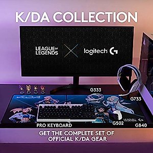 Logitech G502 Hero K/DA High Performance Gaming Mouse - Hero 25K Sensor, 16.8 Million Color LIGHTSYNC RGB, 11 Programmable Buttons, On-Board Memory - Official League of Legends KDA Gaming Gear