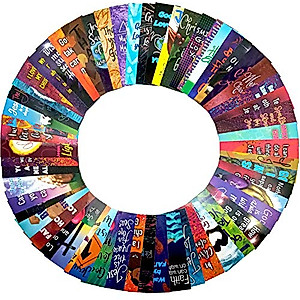 Bookmark Scripture Cards - 120 Children and Youth Bible Verse Bookmarks Box Set | Popular, Encouraging Verses, Useful Handouts for Faith Building and Sunday School, Bulk Religious Bookmarks