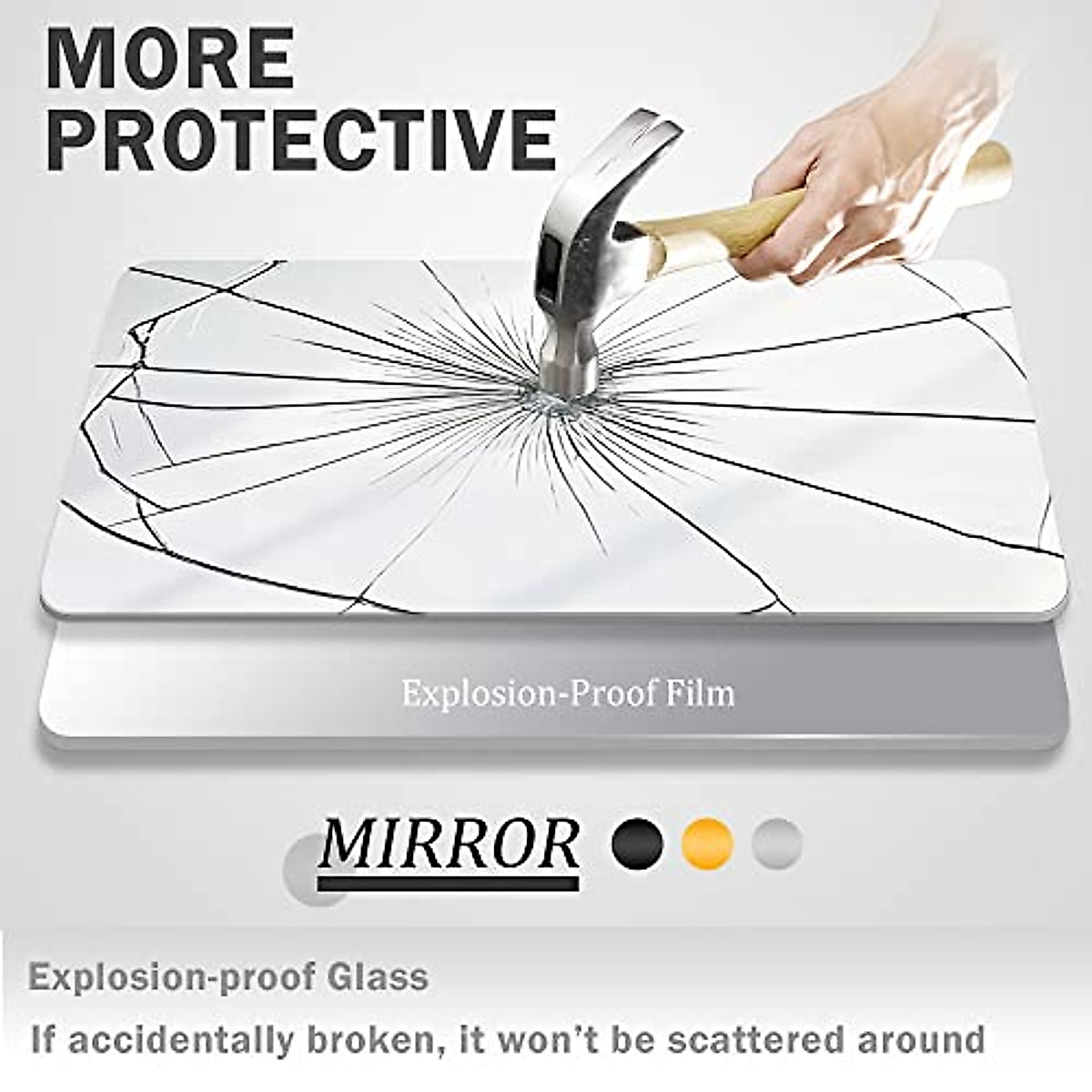 NeuType Full Length Mirror Dressing Mirror 64"x21" Large Rectangle Bedroom Floor Standing Mirror Wall-Mounted Mirror Standing Hanging or Leaning Against Wall Aluminum Alloy Thin Frame (Black)