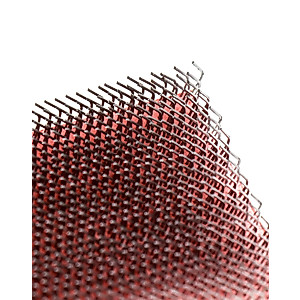 QWORK File Cleaner Carded, 2 Pack, 8" Universal File Card and Brush