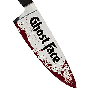 Spirit Halloween Ghost Face ® Knife Sign | Officially licensed | Home Décor | Horror Décor