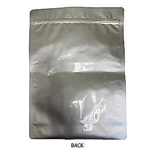 PackFreshUSA: 7 Mil - Gallon Premium Century Seal-Top Mylar Bags (10" x 14”) - Rounded Corners - Heat Sealable - Long-Term Food Storage (100)