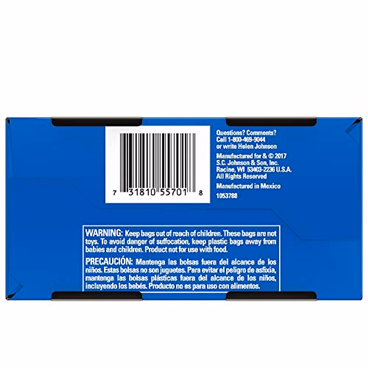 Ziploc Hanging Space Bag Clothes Vacuum Sealer Storage Bags for Home and Closet Organization, 1 Bag Total