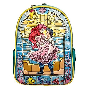 Loungefly Stained Glass The Little Mermaid Ariel Mini Backpack Exclusive