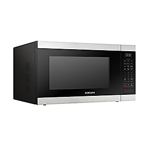 Samsung Electronics Samsung MS19M8000AS/AA Large Capacity Countertop Microwave Oven with Sensor and Ceramic Enamel Interior, Stainless Steel, 1.9 cubic feet