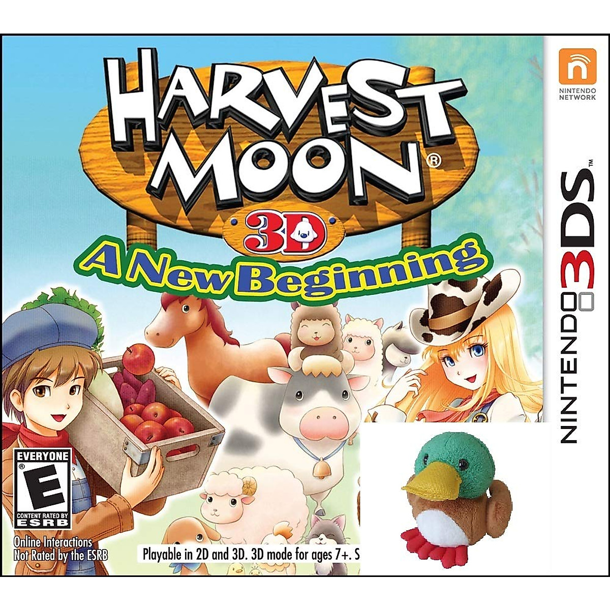 Harvest Moon® a New Beginning 3DS with BONUS Plush Duck