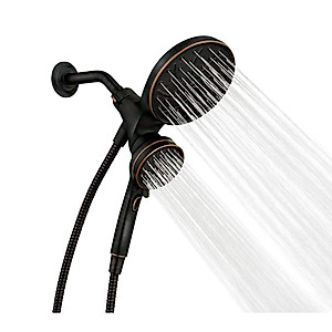 Brecklyn Single-Handle 6-Spray 1.75 GPM Shower Faucet with Valve in Mediterranean Bronze (Valve Included)