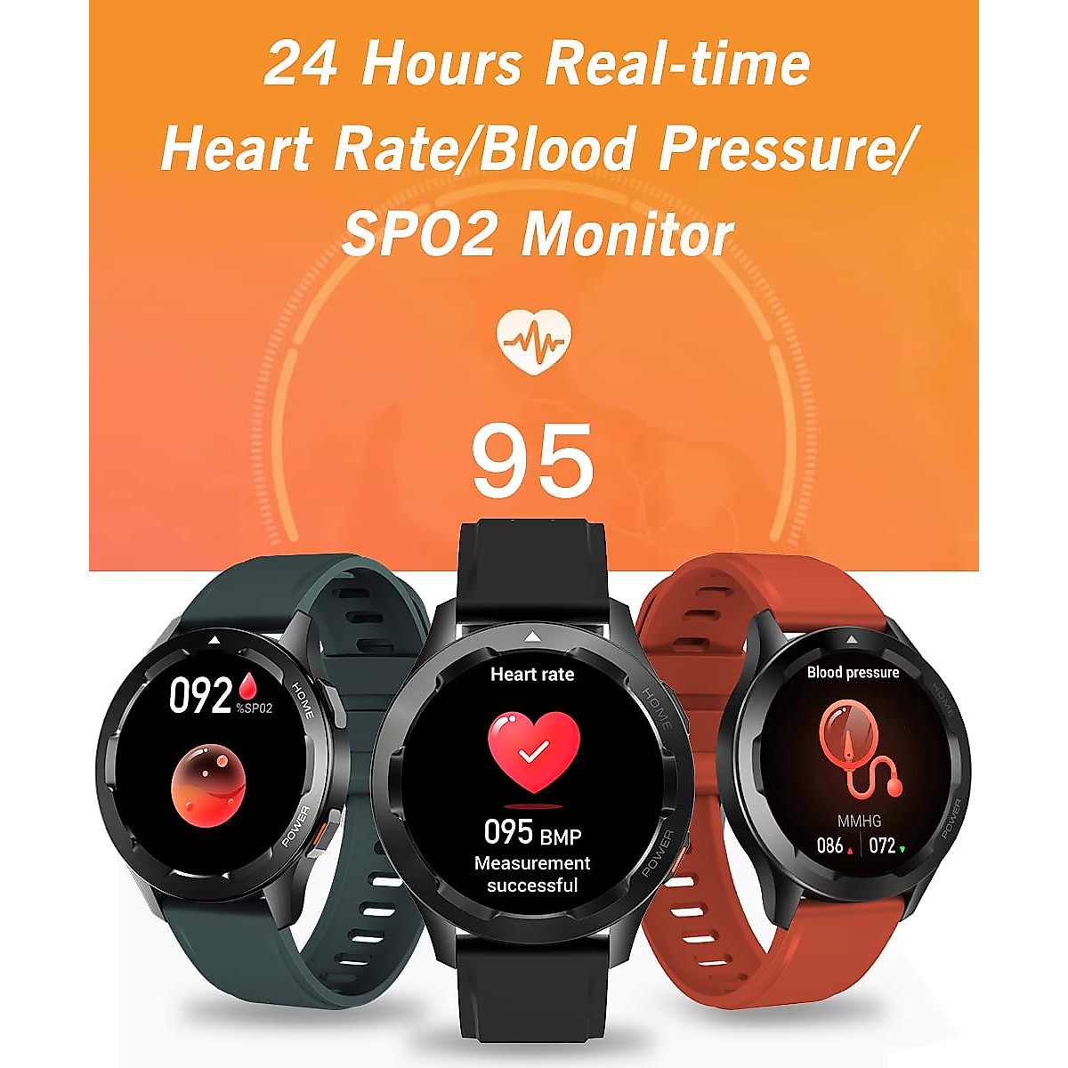 Smart Watches for Men 1.32 in Full Touchscreen Waterproof Smartwatch Bluetooth Call Dial Sports Calories Steps Counter Fitness Tracker Android iOS