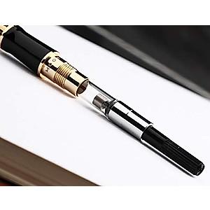 M600s Marble Purple Fountain Pen, Iridium Extra Fine Nib Writing Gift Pen