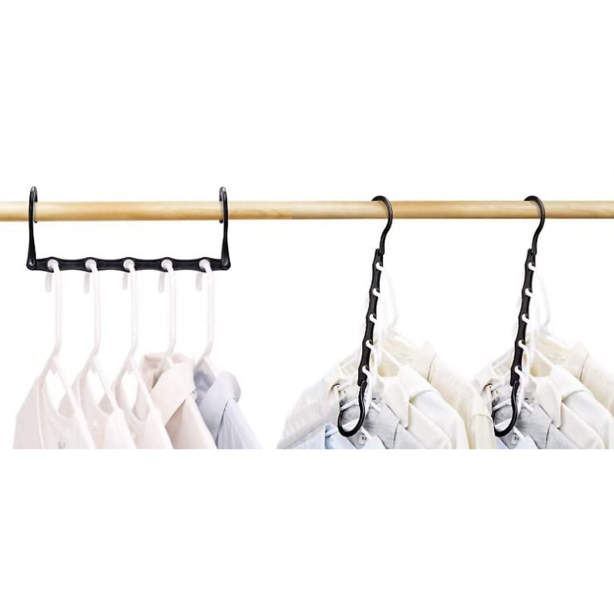 5 Pack - Pants Hangers Space Saving Closet Organizer Pant Hangers Home Organization Hanger Space Saving Hangers Closet Organizers Pants Hanger Pant Hanger Clothes Hangers