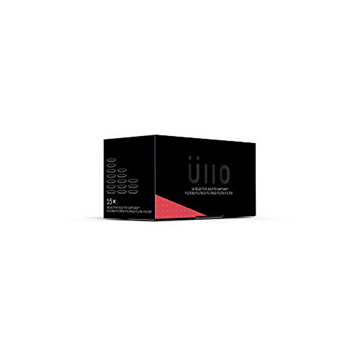 Ullo Full Bottle Replacement Filters (15 Pack) With Selective Sulfite Technology To Make Any Wine Histamine And Sulfite Preservative Free