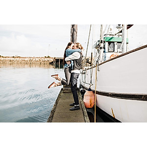 Acron Women's Mid-Calf Slouch Boot Slippers, Charcoal Faux Fur, 6.5-7.5