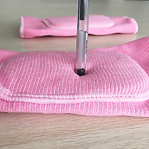 LUNA VOW 1 Pair Kids Protective Knee Pads Breathable Flexible Elastic Knee Sleeve Pad Support Protector For Volleyball, Dance (Pink, S for 3-10 Ages)