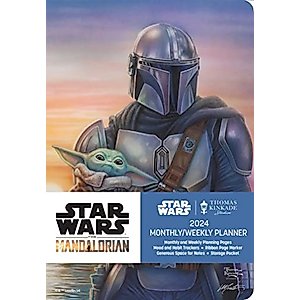 THE MANDALORIAN by Thomas Kinkade Studios 12-Month 2024 Monthly/Weekly Planner Calen: A New Direction