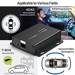 100BASE Ethernet Media Converter Device 2-wire Ethernet BroadR-Reach(100BASE-T1) to Fast Ethernet (100BASE-TX) Automotive IEEE 100BASE-T1 compliant with 100Mbit/s transmit