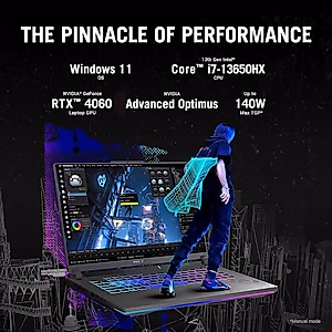 ASUS ROG Strix G16 Gaming Laptop 2023 Newest, 16" FHD 165Hz Display, GeForce RTX 4060, Intel Core i7-13650HX (14 core), 32GB DDR5 RAM, 2TB SSD, Wi-Fi 6E, 4 Zone RGB, Windows 11, with Cleaning Brush
