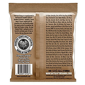 Ernie Ball Earthwood Medium Light Phosphor Bronze Acoustic Guitar Strings, 12-54 Gauge (P02146)