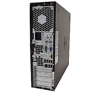 HP Elite Desktop PC Package, Intel Core i5 3.2 GHz, 4 GB RAM, 500 GB HDD, Keyboard & Mouse, WiFi, 17" LCD Monitor (Brands Vary), DVD-ROM, Windows 10 Pro, (Renewed)