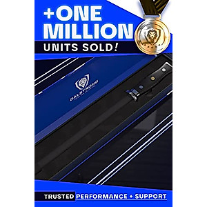 Dalstrong Honing Rod - 10" - G10 Handle - Stainless Steel Core - Scratch-Free Ceramic Coating