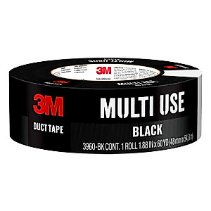 3M 3960-BK Duct Tape, 60 Yards, Black