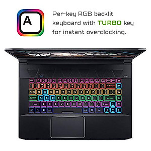 Acer Predator Triton 500 PT515-52-73L3 Gaming Laptop, Intel i7-10750H, NVIDIA GeForce RTX 2070 SUPER, 15.6" FHD NVIDIA G-SYNC Display, 300Hz, 16GB Dual-Channel DDR4, 512GB NVMe SSD, RGB Backlit KB