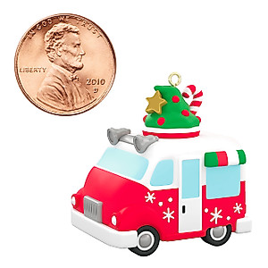 Hallmark Keepsake 1.35" Miniature Christmas Ornament 2023, Festive Frozen Treats With Sound Mini, Gifts for Her