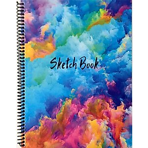 Sketch Book: Notebook for Drawing, Writing, Painting, Sketching or Doodling, 120 Pages, 8.5x11 (Premium Abstract Cover vol.4)