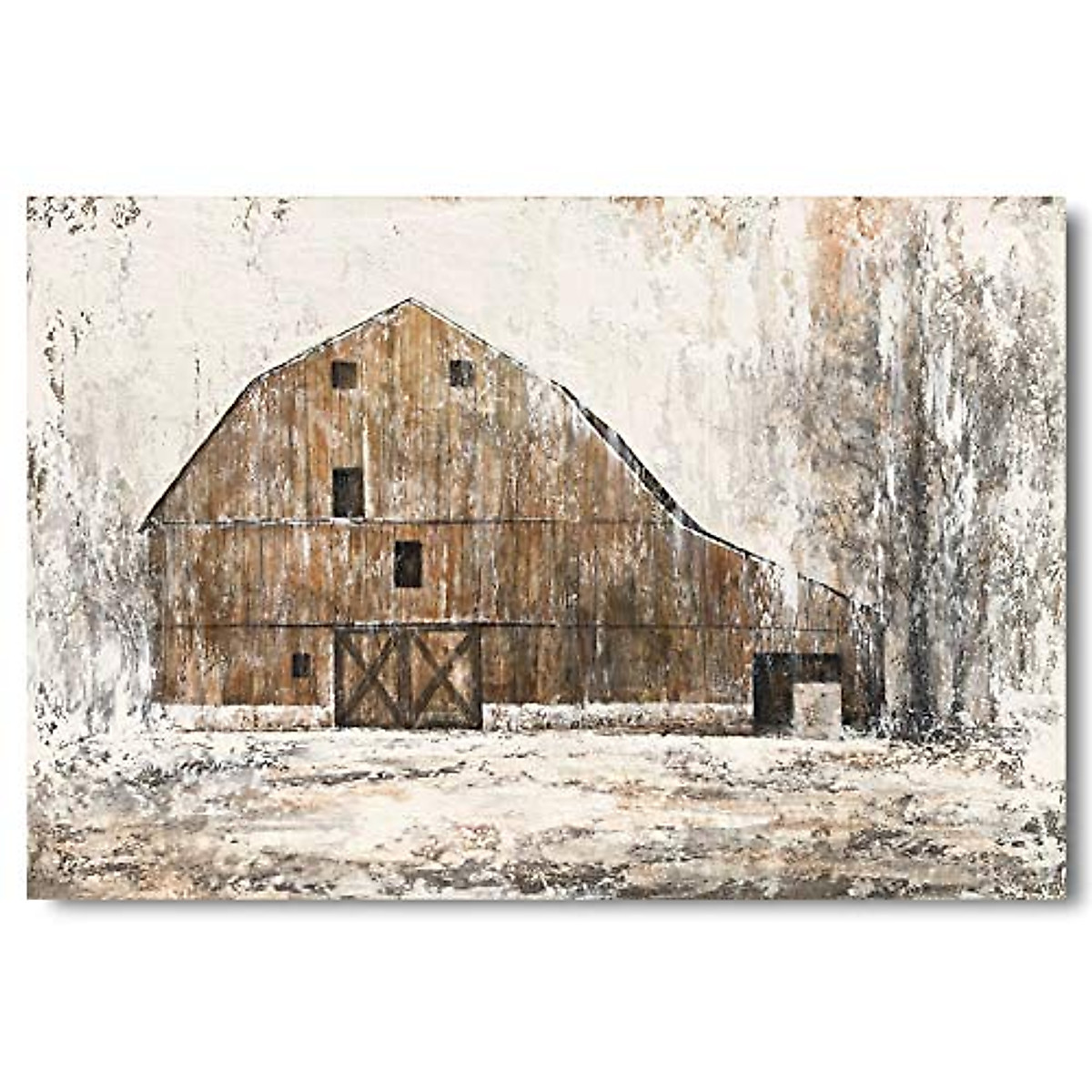 Yihui Arts Large Farmhouse Rustic Wall Decor Canvas Wall Art Painting Pictures for Dinning Room