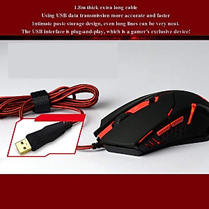 FEDRUI Wired Gaming Keyboard, Backlit Compact Mini Keyboard, Waterproof Small Keyboard for Business Trip