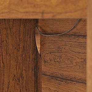 Sauder Carson Forge Computer Desk, Washington Cherry finish