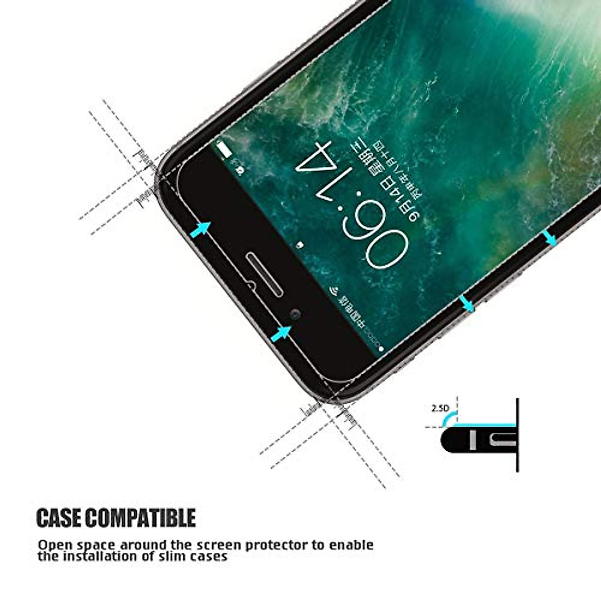 AKWOX (4-Pack) Compatible with iPhone Xs Max Screen Protector with Back Covers, 9H Tempered Glass Front Screen Protector and Back Screen Protector for iPhone XS Max