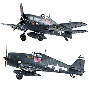 Busyflies Fighter Jet Model 1/72 Scale Grumman F6F Hellcat Plane Model Diecast Military Airplane Model for Collection and Gift