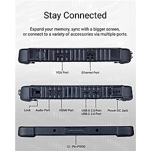 Minno Resilient Rugged Android Tablet | No Scanner (10 Inch)