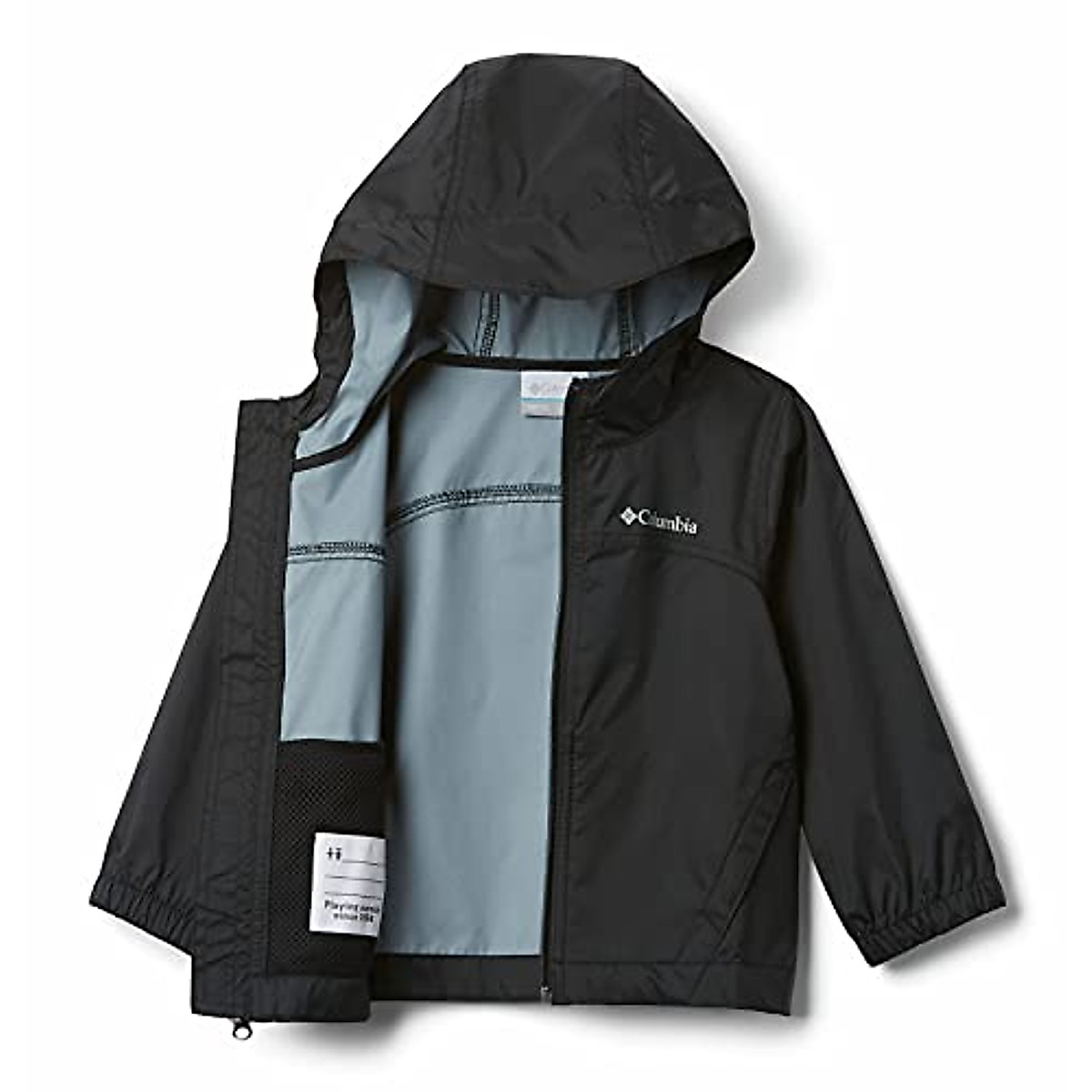 Columbia Youth Boys Glennaker Rain Jacket, Black, Medium