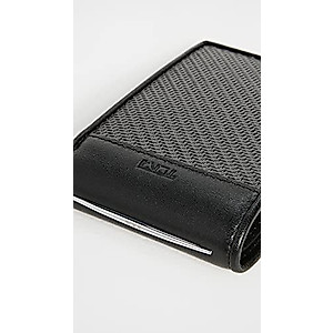 TUMI Men's Slim Single Billfold, Carbon, Black, One Size