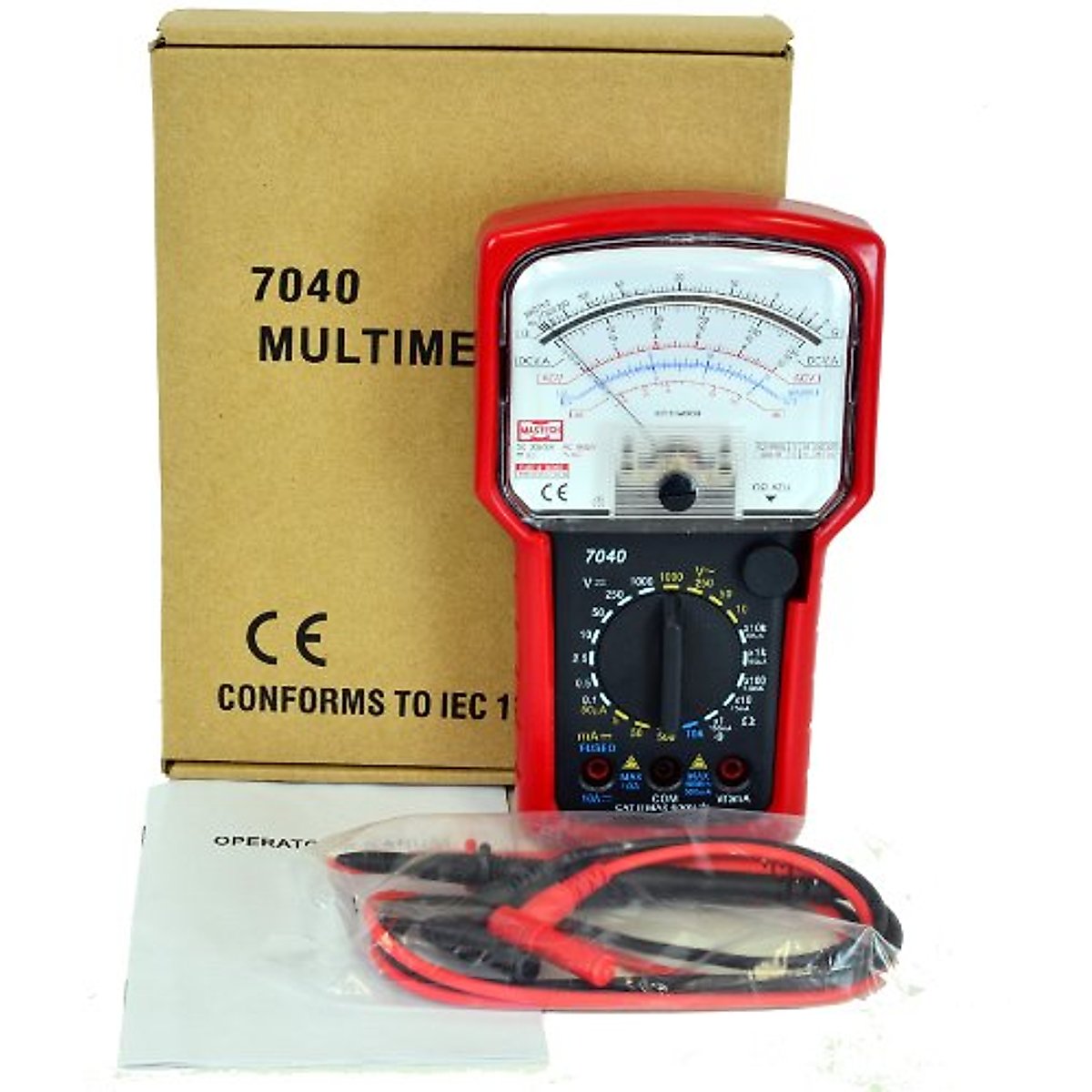Tekpower TP7040 20-Range AC/DC Analog Multimeter General Purpose with High Accuracy and Well Built Details, Strong Needle