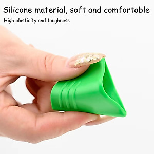 Plaeirufy 10pcs Household Knife Back Protector Universal Hand Guard Knife Back Kitchen Hand Guard Universal Meat Cutting Tool Blade Finger Hand Guards Silicone Knife Guards