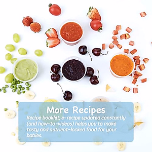 QOOC 4-in-1 Mini Baby Food Maker