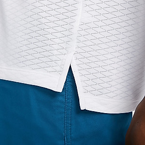 Nike Dri-FIT Vapor Men's Golf Polo Shirt, White/Black, X-Large