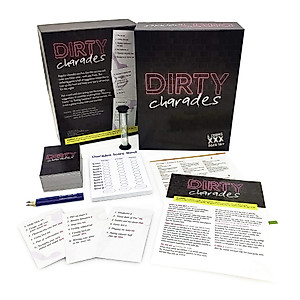 Outset Media Dirty Charades Party Game (Amazon Exclusive) – Contains 100 charades Cards – Adult Game for 4 or More Players Ages 18 and up